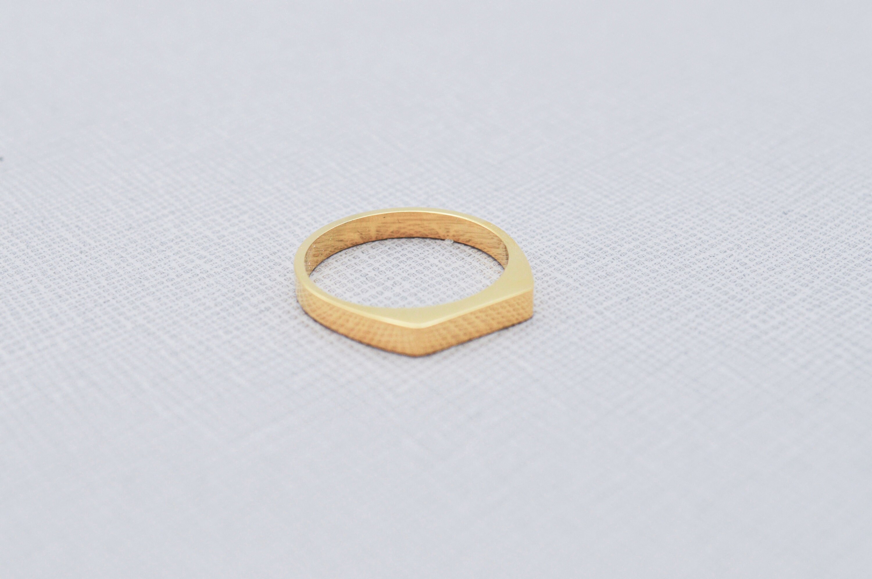 Signet Ring Personalised Signet Ring Engraved Ring - Etsy