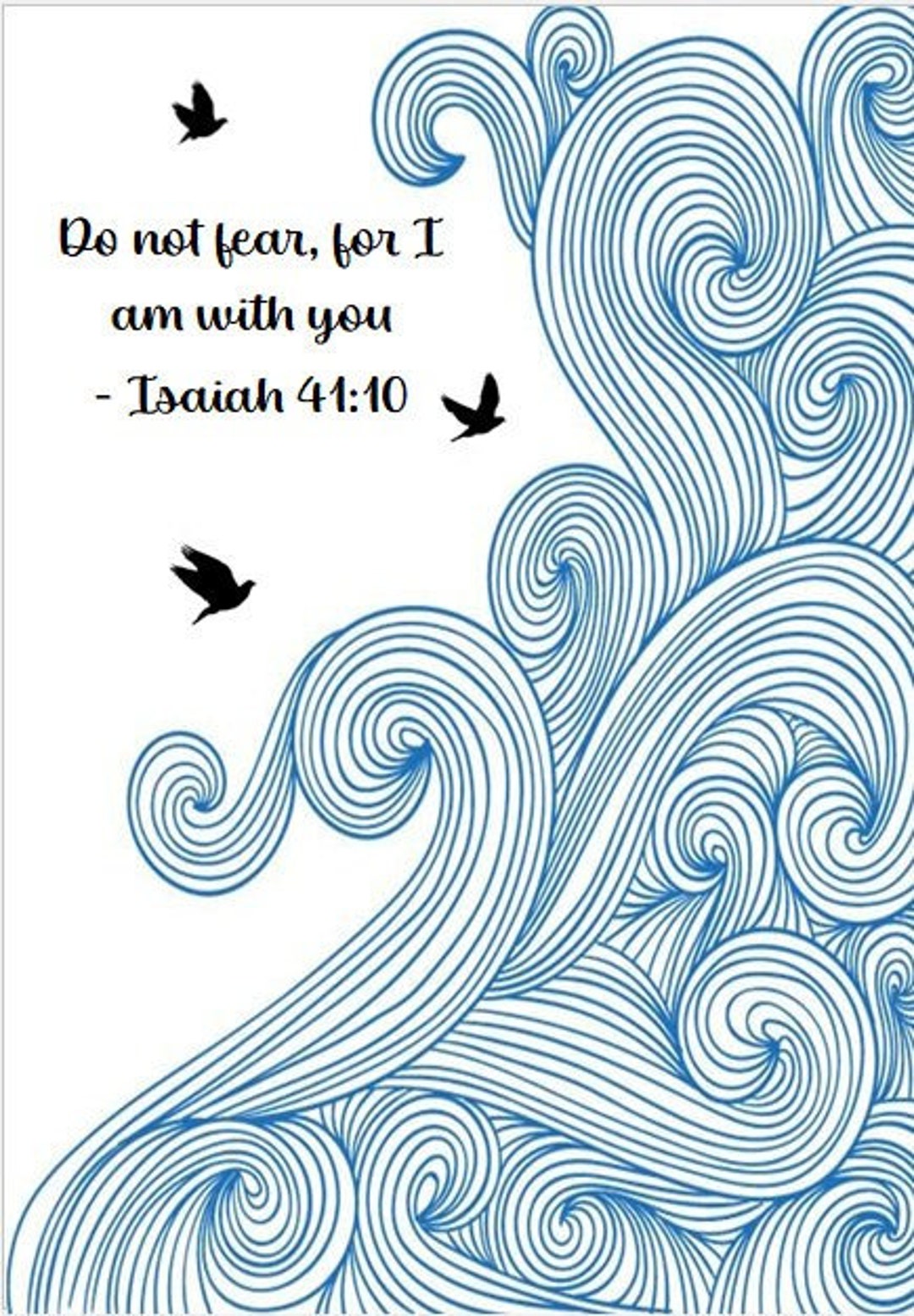 Isaiah 41:10 Digital Print - Etsy