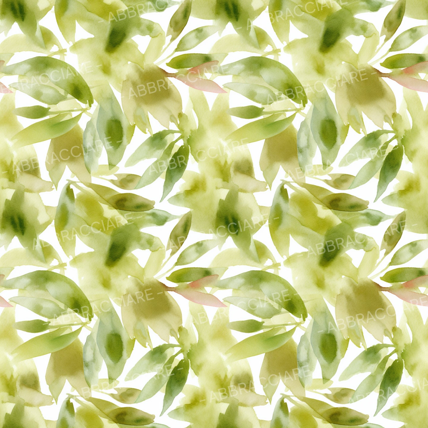 Olive Watercolor Texture Digital Paper Pack Set of 10 Seamless Patterns ...