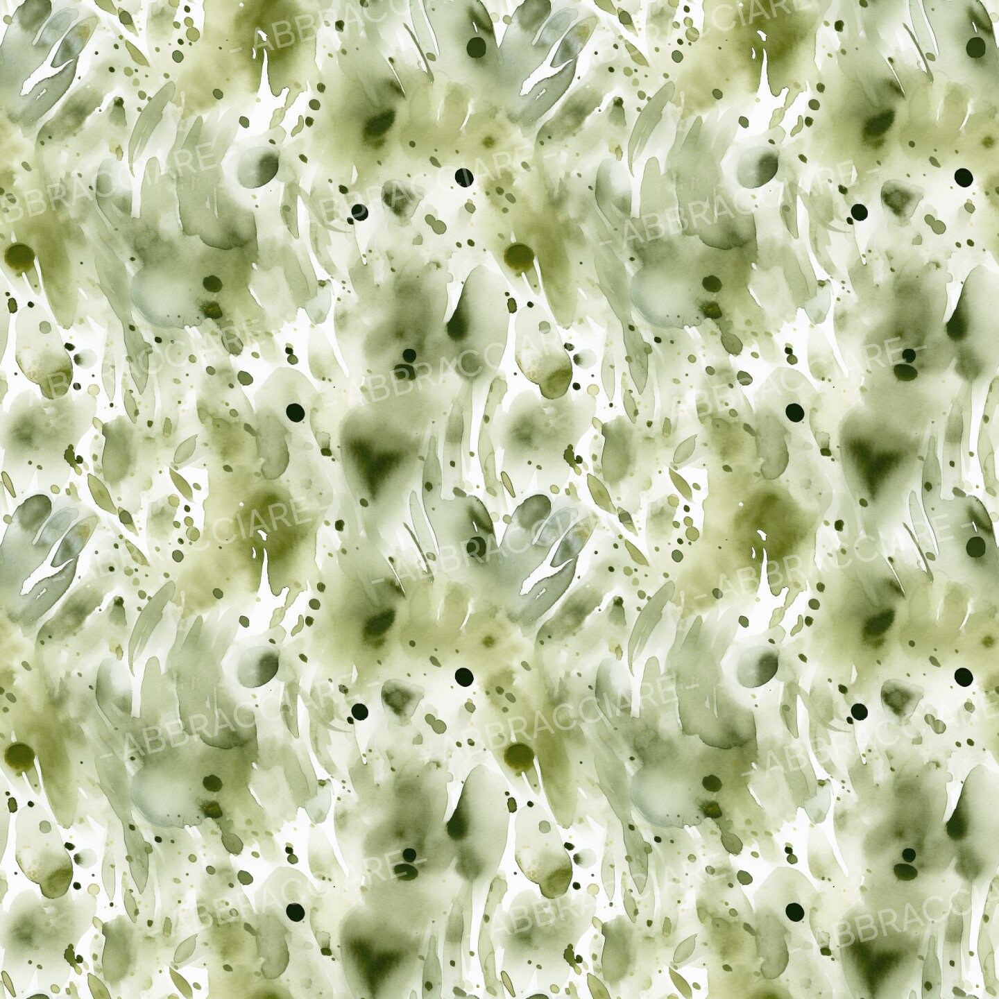 Olive Watercolor Texture Digital Paper Pack Set of 10 Seamless Patterns ...