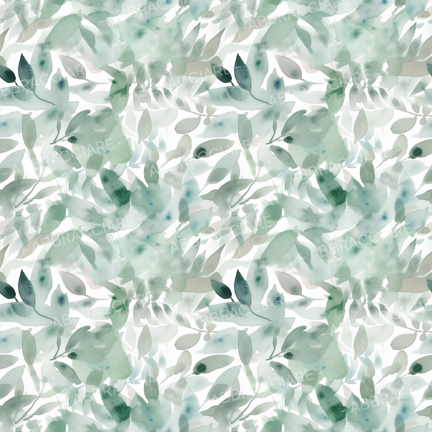 Sage Watercolor Texture Digital Paper Pack - Set of 10 Seamless ...