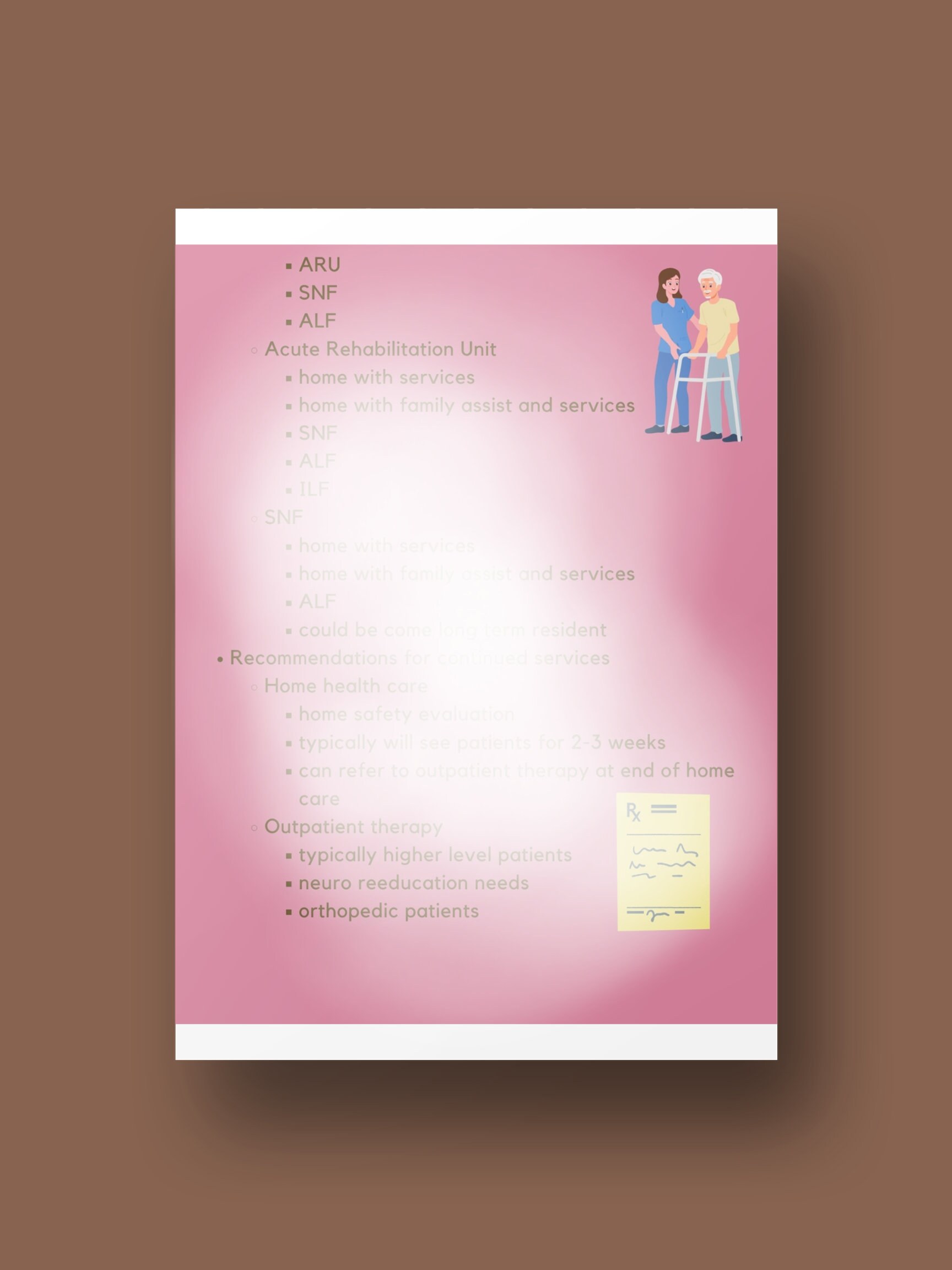 Occupational Therapy Discharge Planning / Level II Fieldwork / New Grad ...