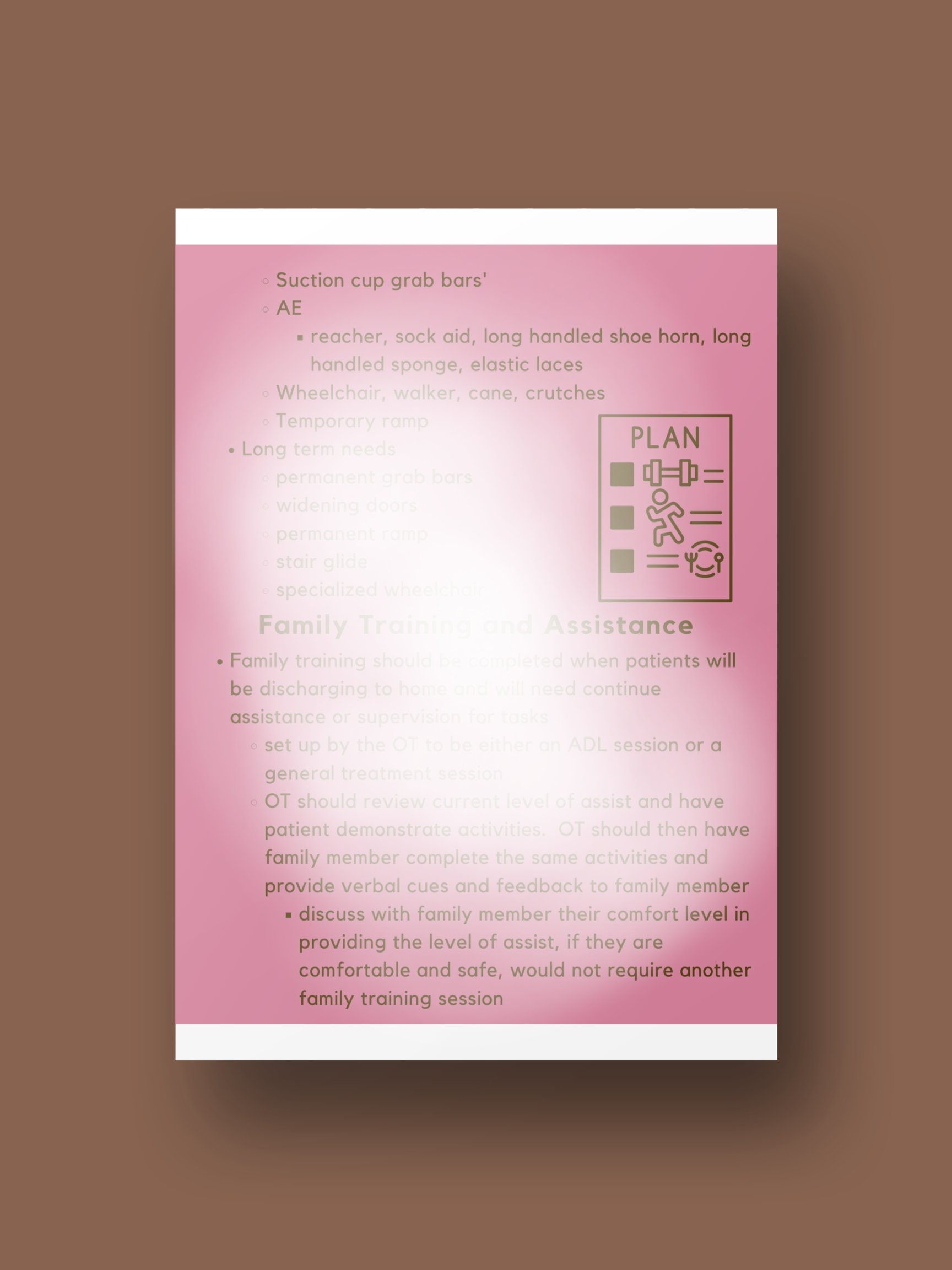 Occupational Therapy Discharge Planning / Level II Fieldwork / New Grad ...