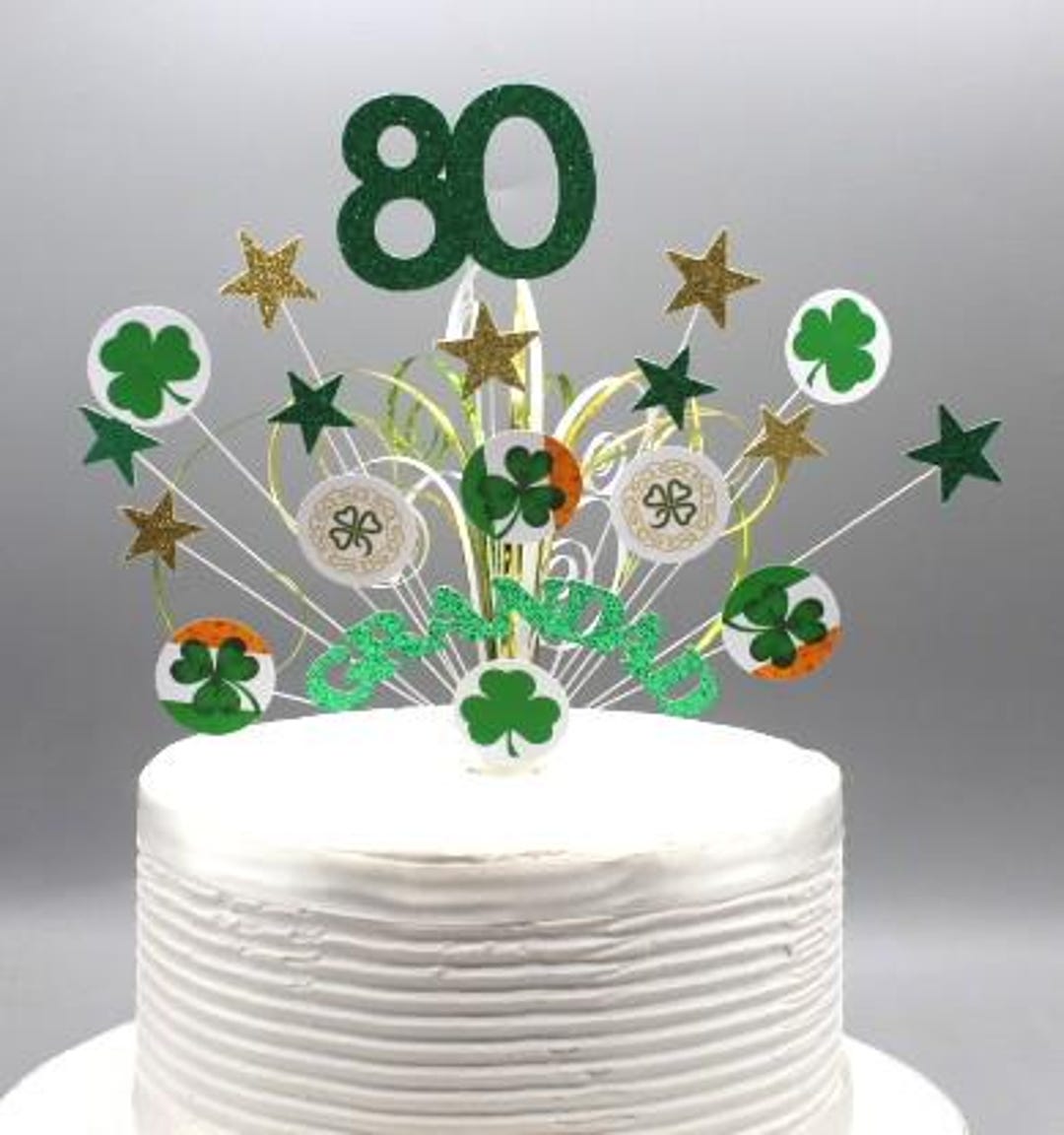 Irish Shamrock Cake Topper Cake Decoration Cake Spray Birthday ...