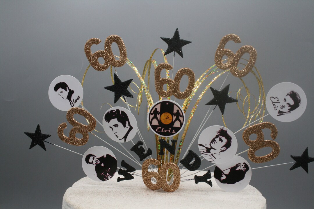 Elvis Cake Topper Cake Decoration Cake Spray Birthday - Etsy
