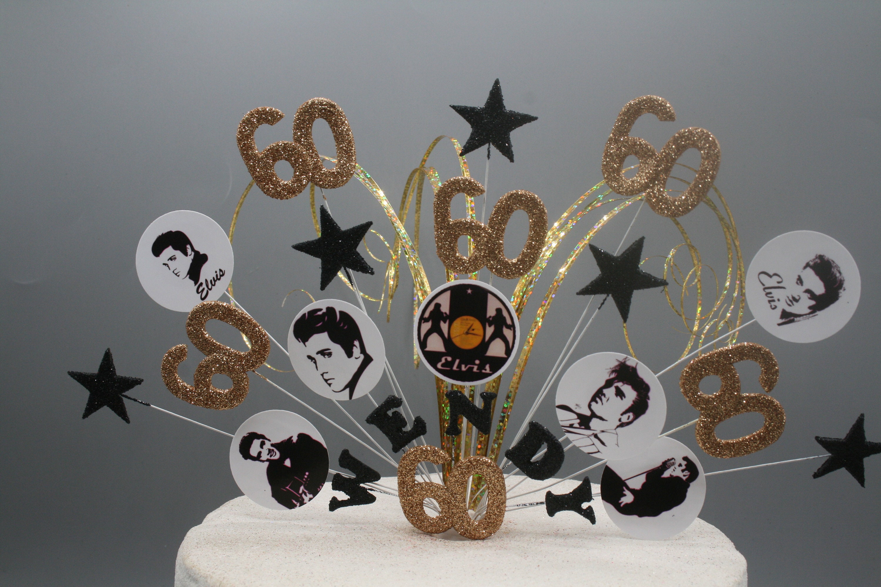 Elvis Cake Topper Cake Decoration Cake Spray Birthday - Etsy