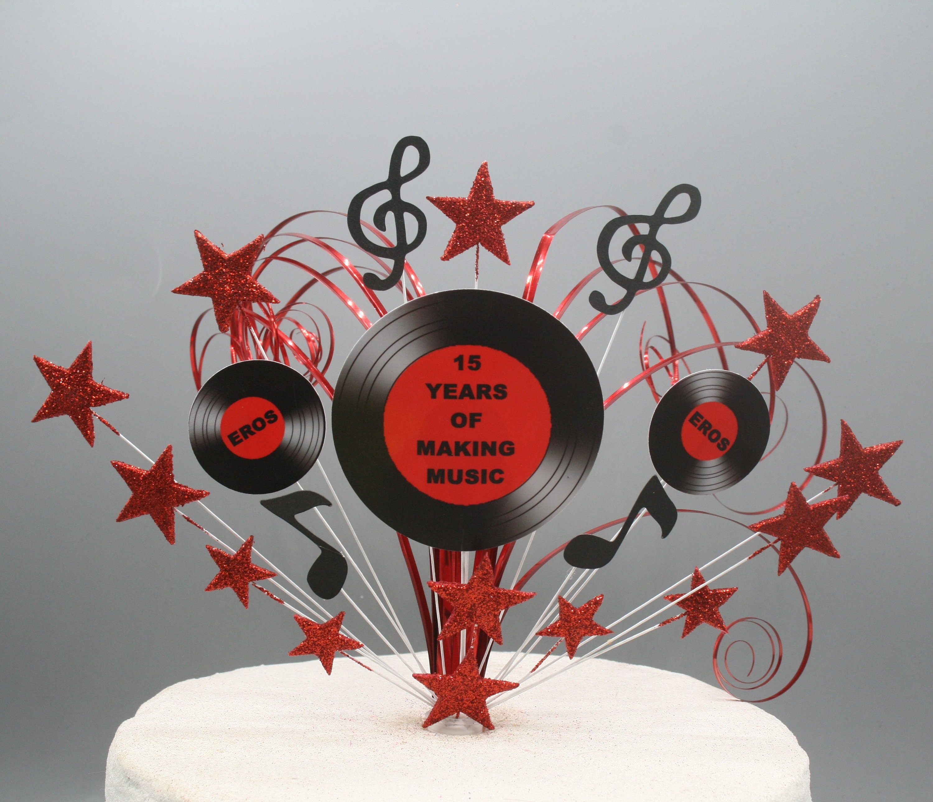Music Musical Vinyl Cake Topper Cake Decoration Cake Spray - Etsy