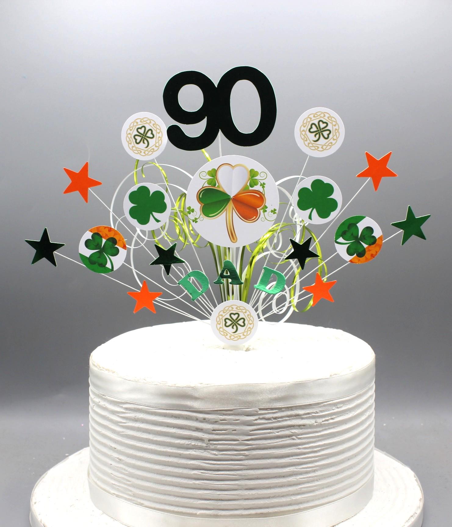 Irish Shamrock Cake Topper Cake Decoration Cake Spray Birthday ...