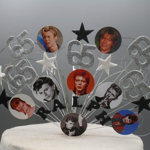 David Bowie Cake Topper Cake Decoration Cake Spray Birthday - Etsy