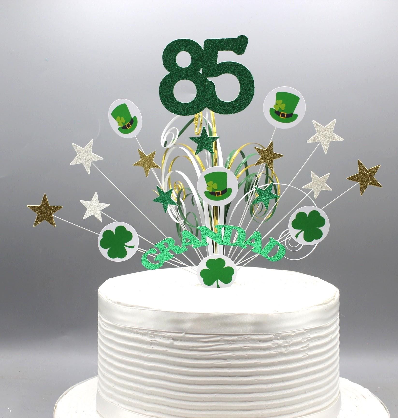 Irish Shamrock Cake Topper Cake Decoration Cake Spray Birthday ...