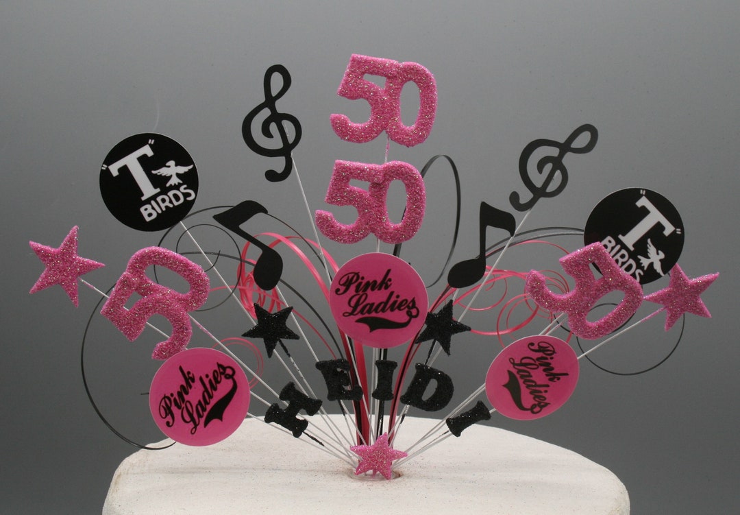 Grease Cake Topper Cake Decoration Cake Spray Birthday Starburst ...