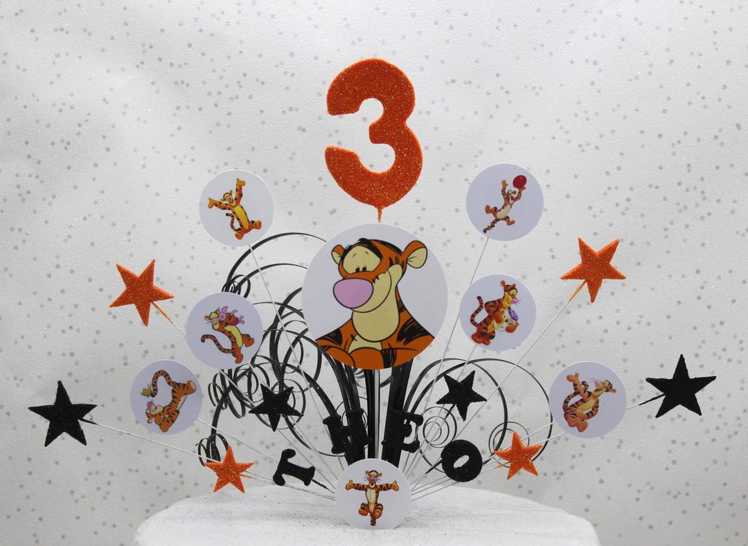 Children's Kids Cake Topper (ANY THEME) Stars on Wires Cake Decoration ...