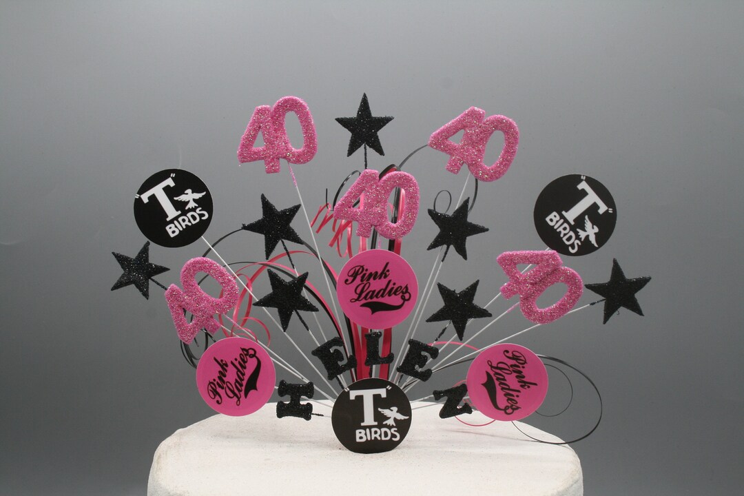 Grease Cake Topper Cake Decoration Cake Spray Birthday Starburst ...