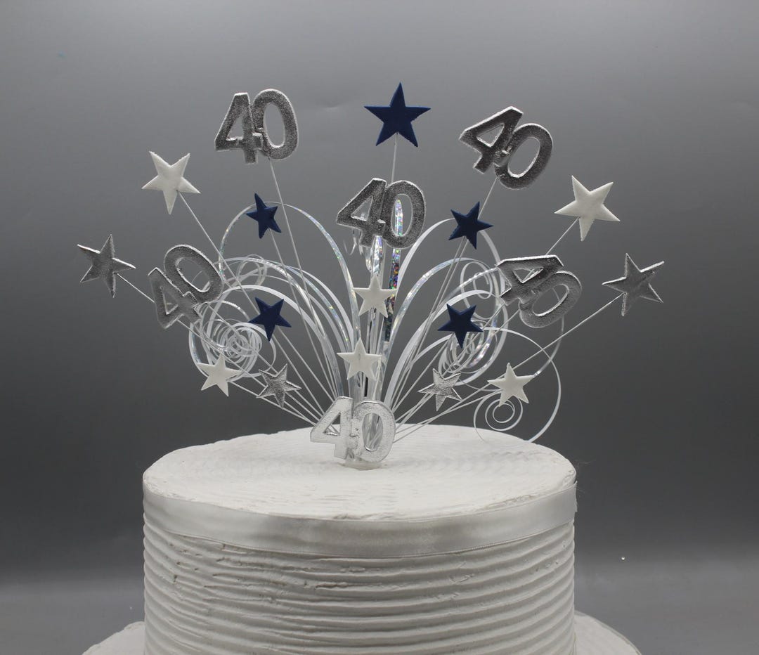 18th 21st 30th 40th 50th 60th 70th 80th 90th Cake Topper Cake ...