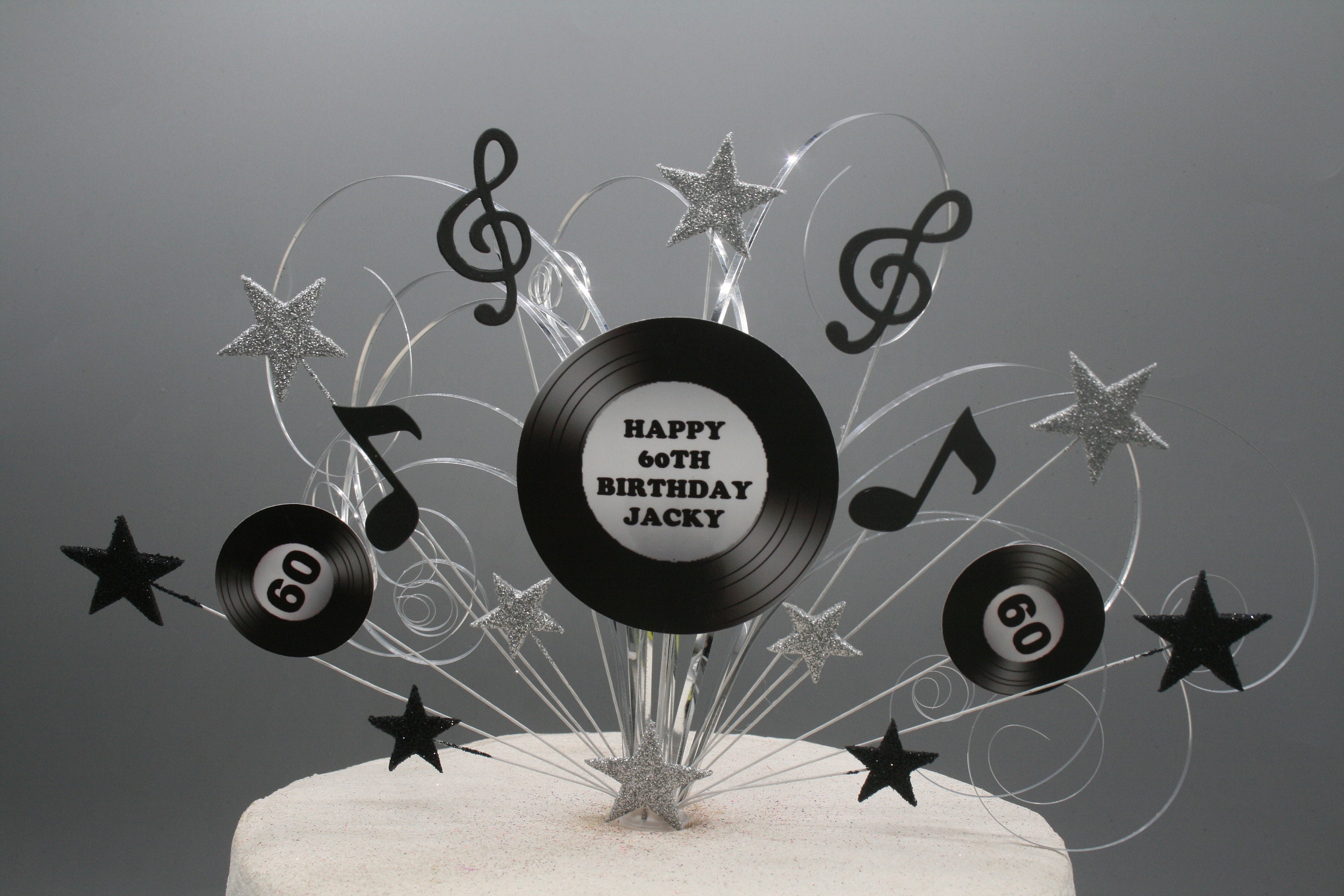 Music Musical Vinyl Cake Topper Cake Decoration Cake Spray - Etsy