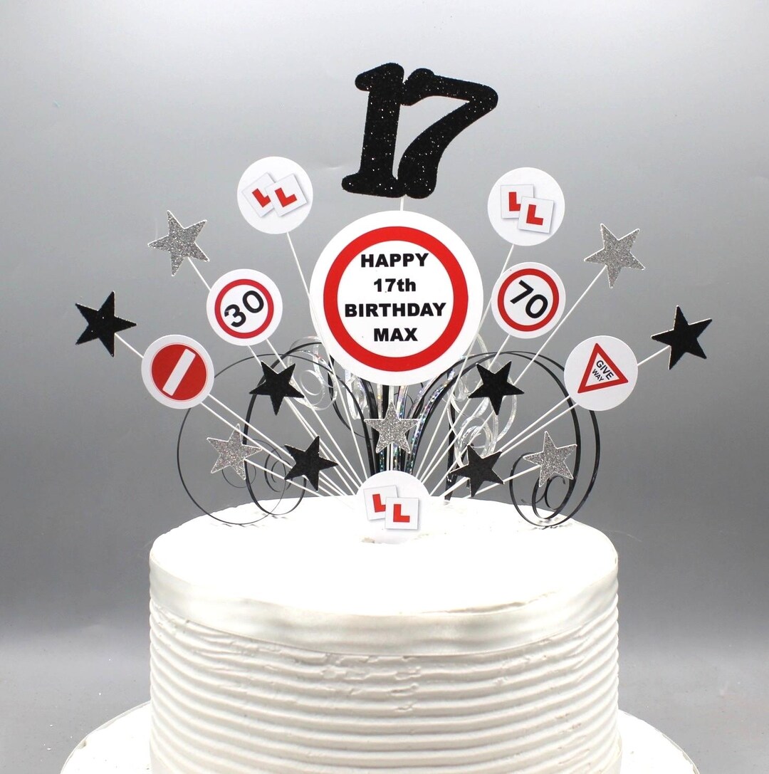 Learner Driver Cake Topper Cake Decoration Cake Spray Birthday ...