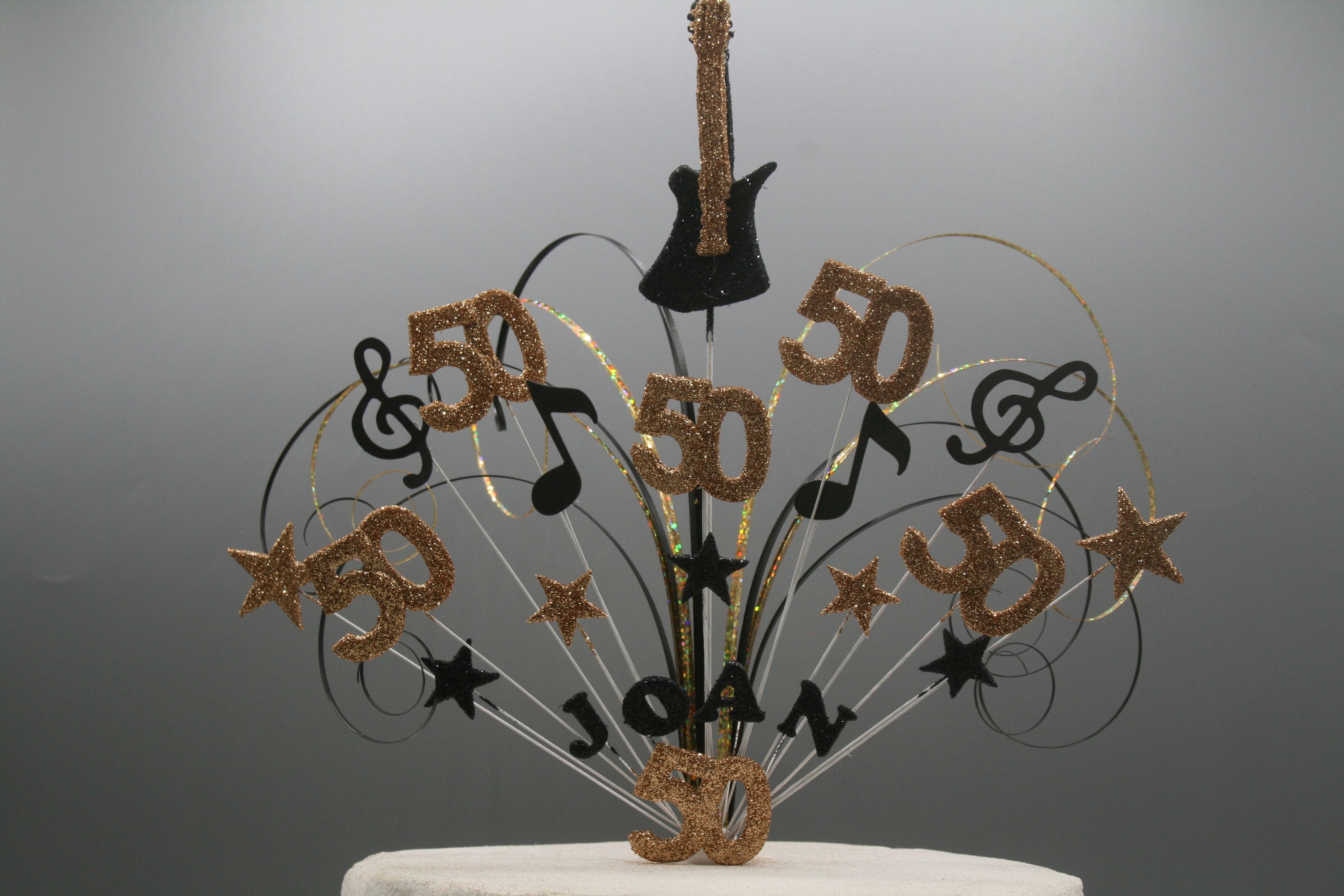 Guitar Musical Cake Topper Cake Decoration Cake Spray Birthday - Etsy