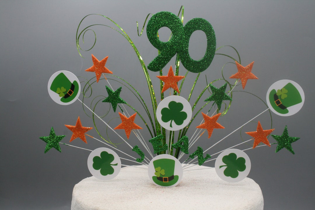 Irish Shamrock Cake Topper Cake Decoration Cake Spray Birthday ...