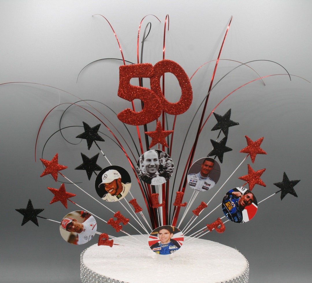 Formula 1 Cake Topper Cake Decoration Cake Spray Birthday Starburst ...