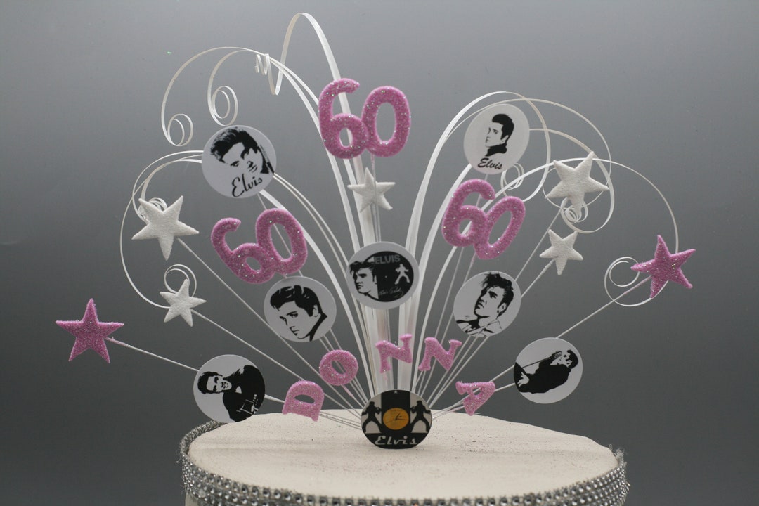 Elvis Cake Topper Cake Decoration Cake Spray Birthday Starburst ...