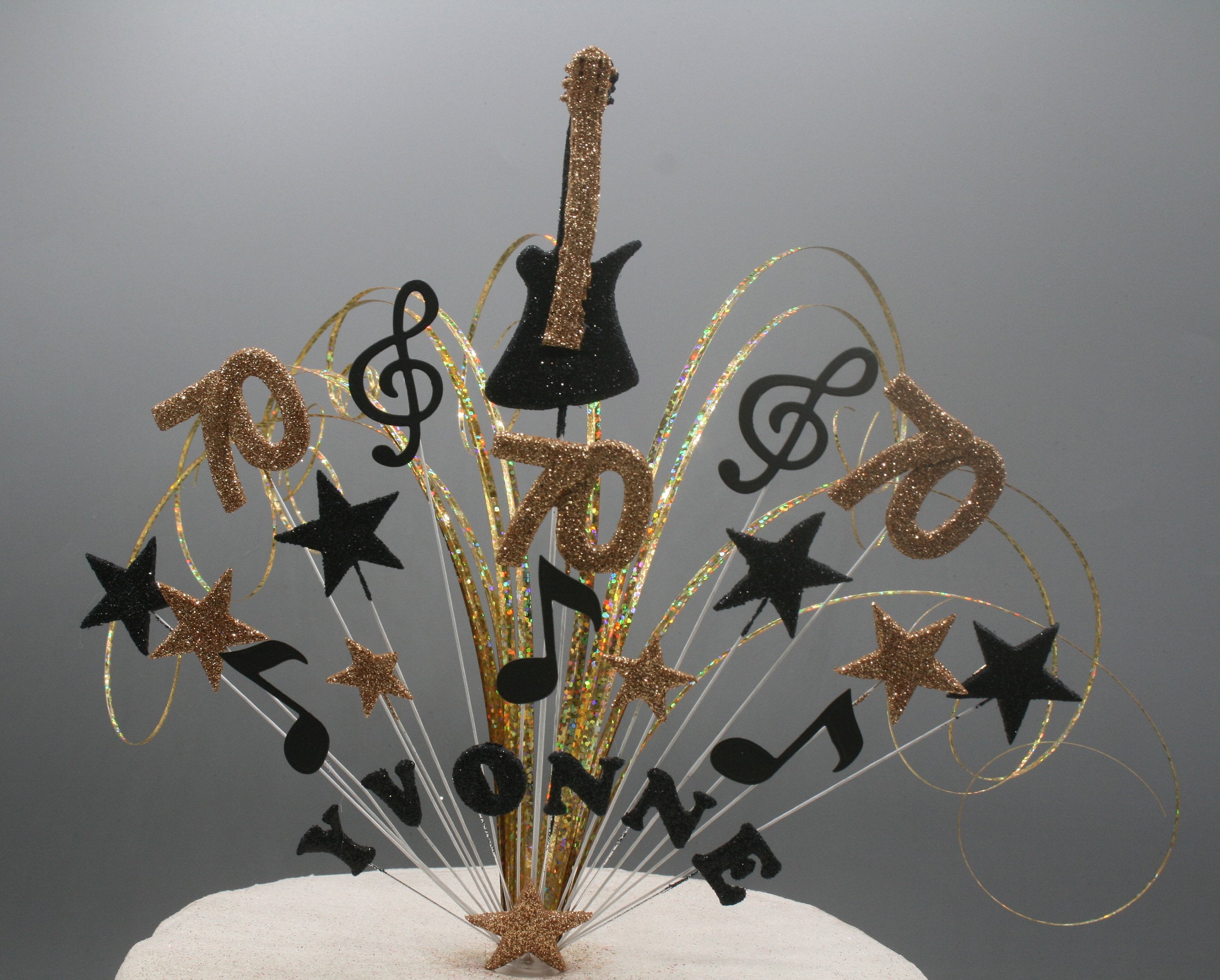 Guitar Musical Cake Topper Cake Decoration Cake Spray Birthday - Etsy