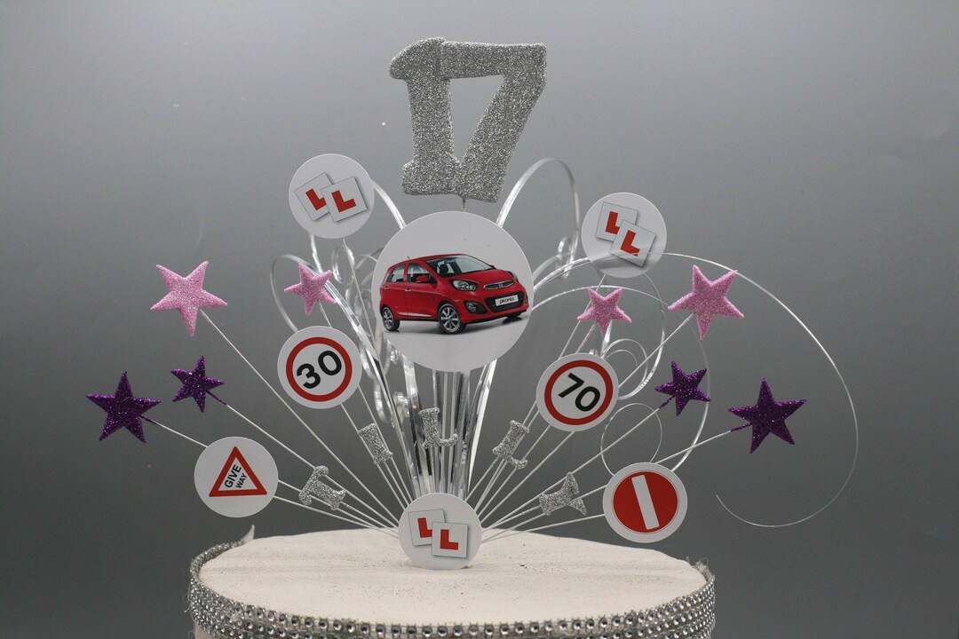 Learner Driver Cake Topper Cake Decoration Cake Spray Birthday ...
