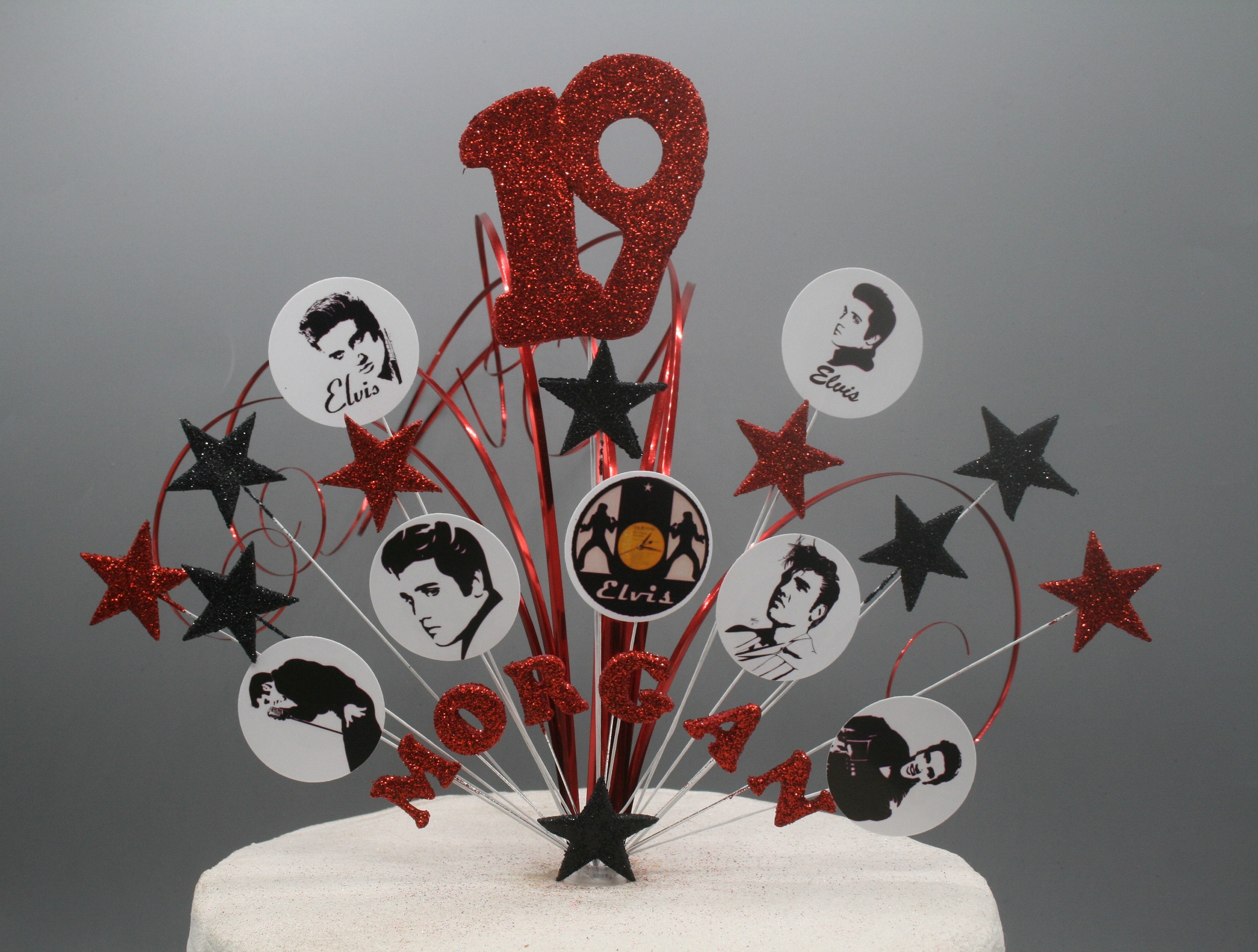 Elvis Cake Topper Cake Decoration Cake Spray Birthday - Etsy