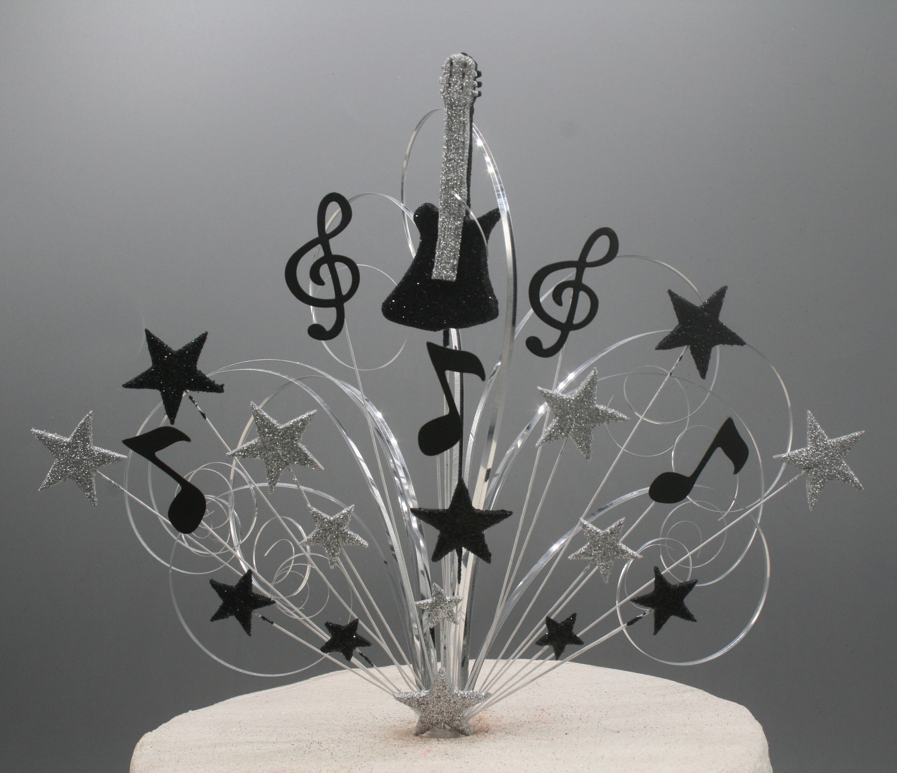Guitar Musical Cake Topper Cake Decoration Cake Spray Birthday - Etsy