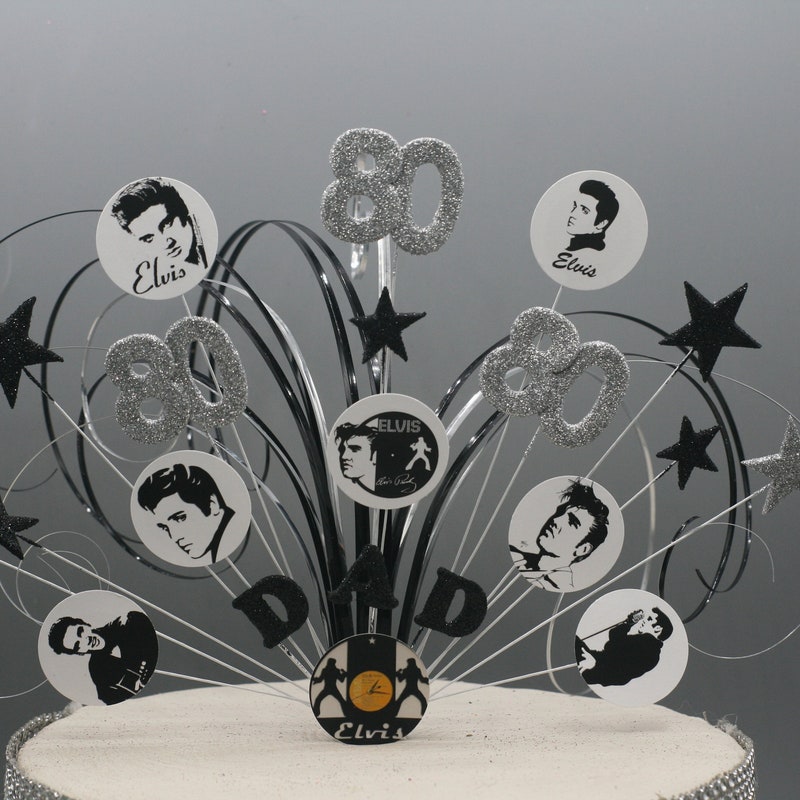 Elvis Cake Topper - Etsy