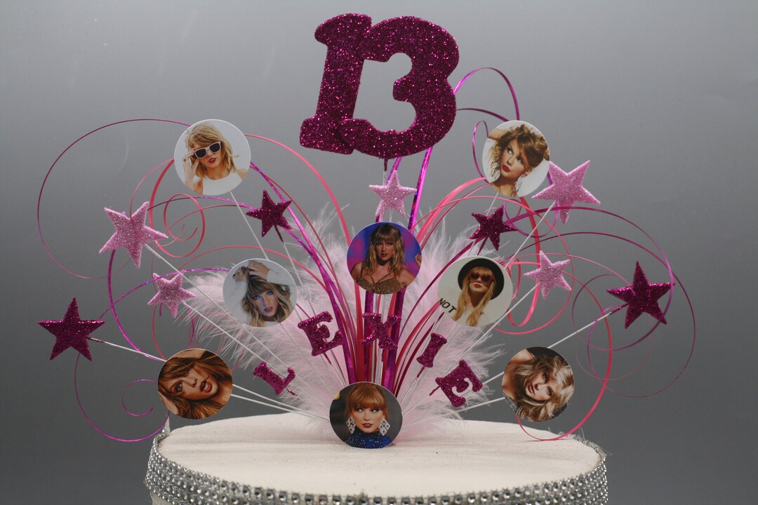 Taylor Cake Topper Cake Decoration Cake Spray Birthday - Etsy