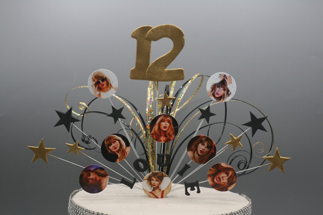 Taylor Cake Topper Cake Decoration Cake Spray Birthday Starburst ...