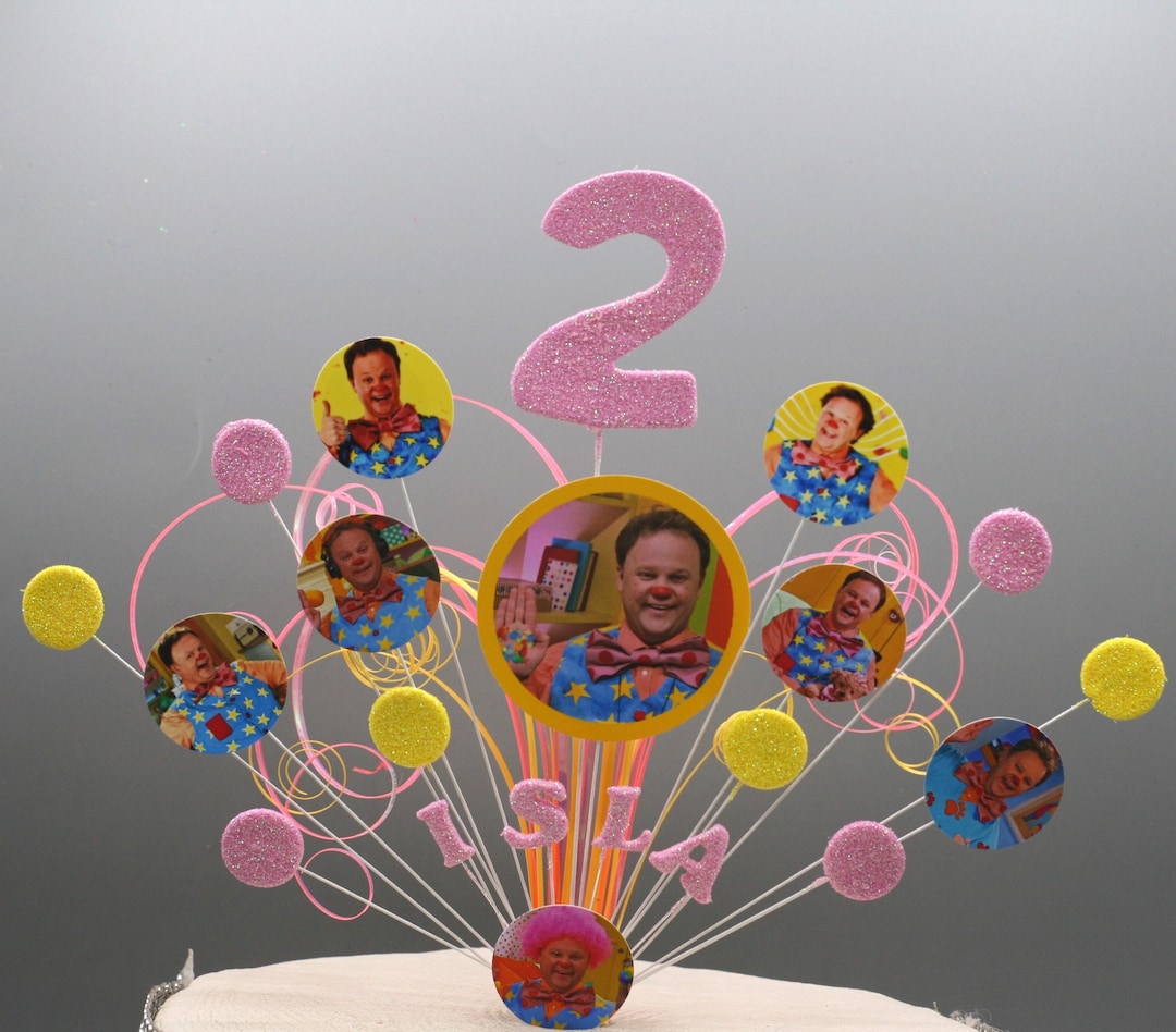 Personalised Children's Kid's Cake Topper Stars on Wires Cake ...