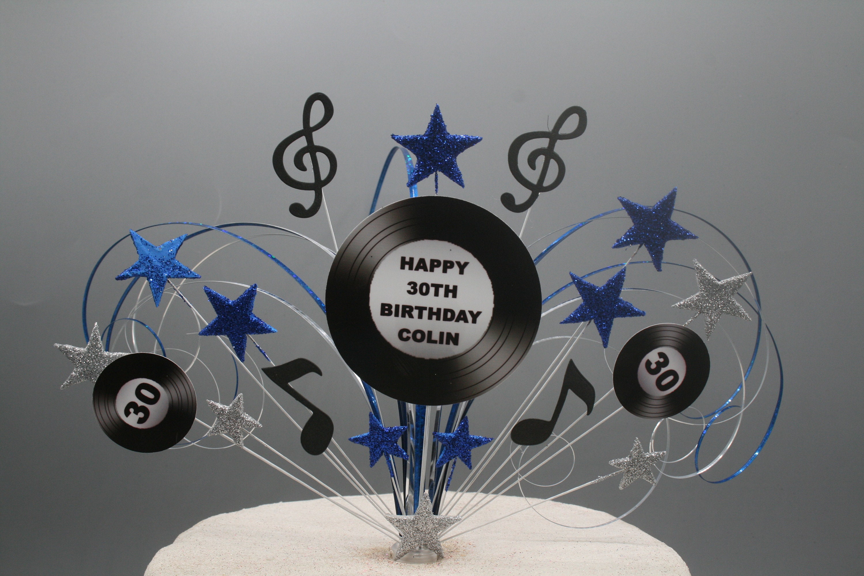 Music Musical Vinyl Cake Topper Cake Decoration Cake Spray - Etsy