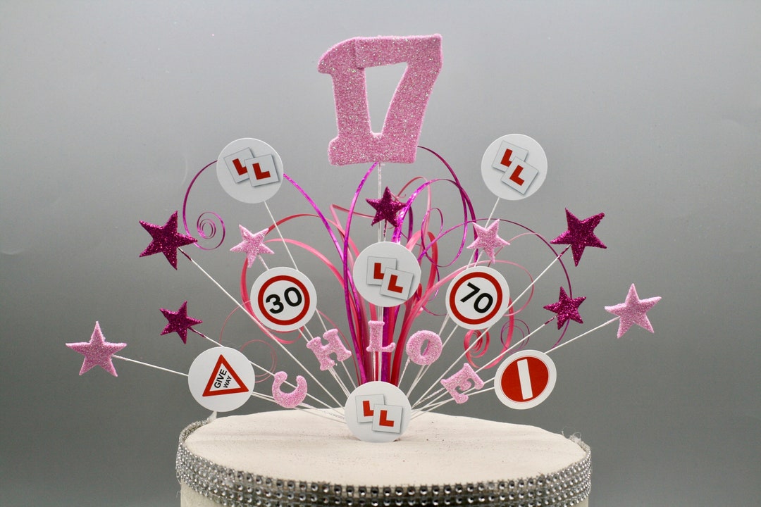 Learner Driver Cake Topper Cake Decoration Cake Spray Birthday ...