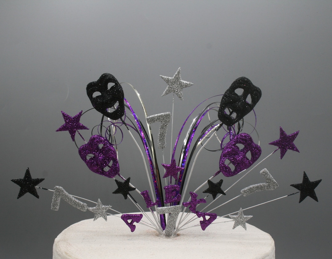 Drama Theatre Movie Cake Topper Cake Decoration Cake Spray Birthday ...