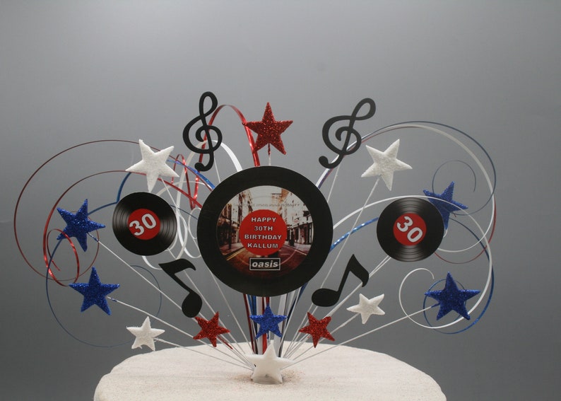Music Musical Vinyl Cake Topper Cake Decoration Cake Spray - Etsy