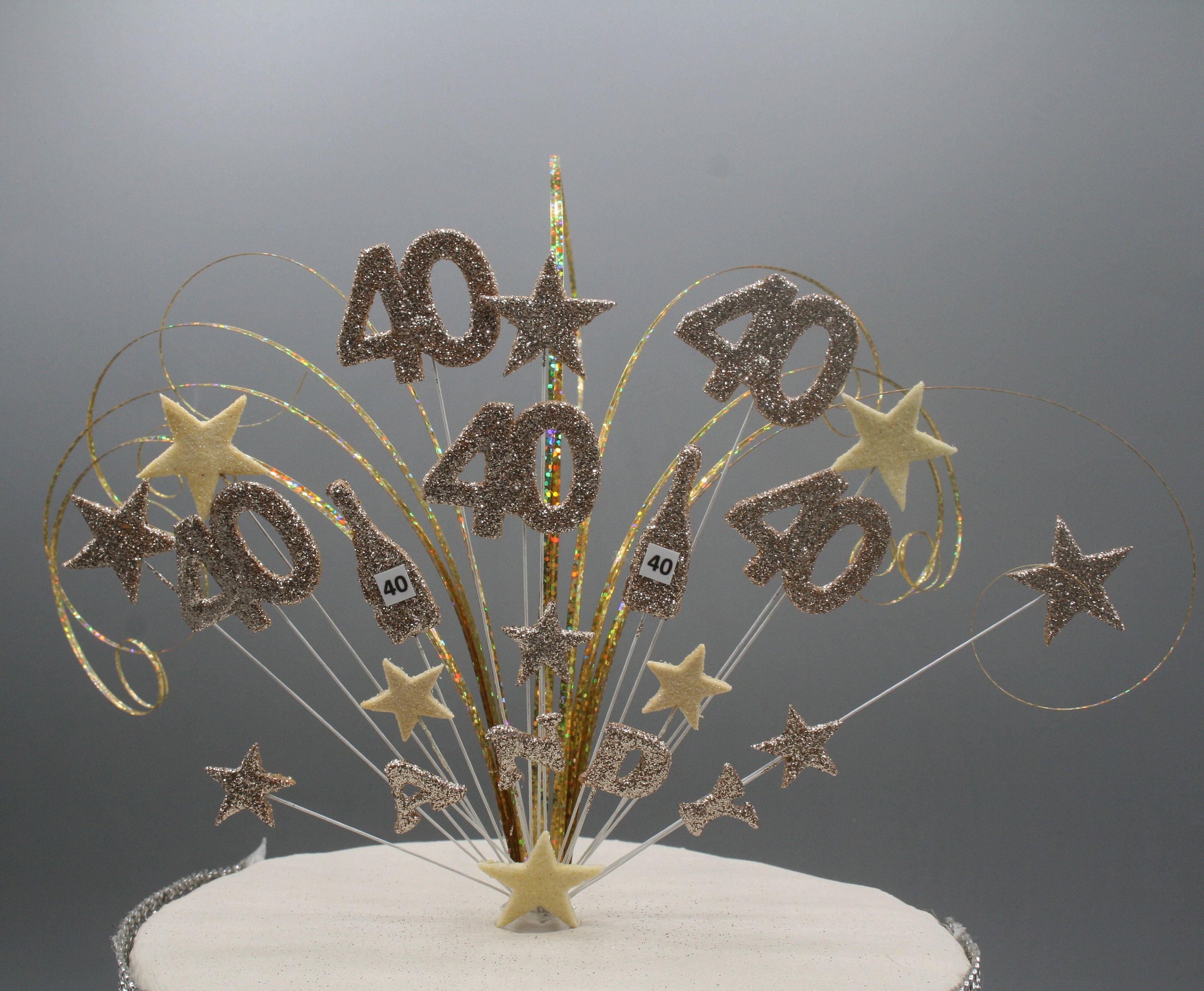 Champagne Cake Topper Cake Decoration Cake Spray Birthday - Etsy