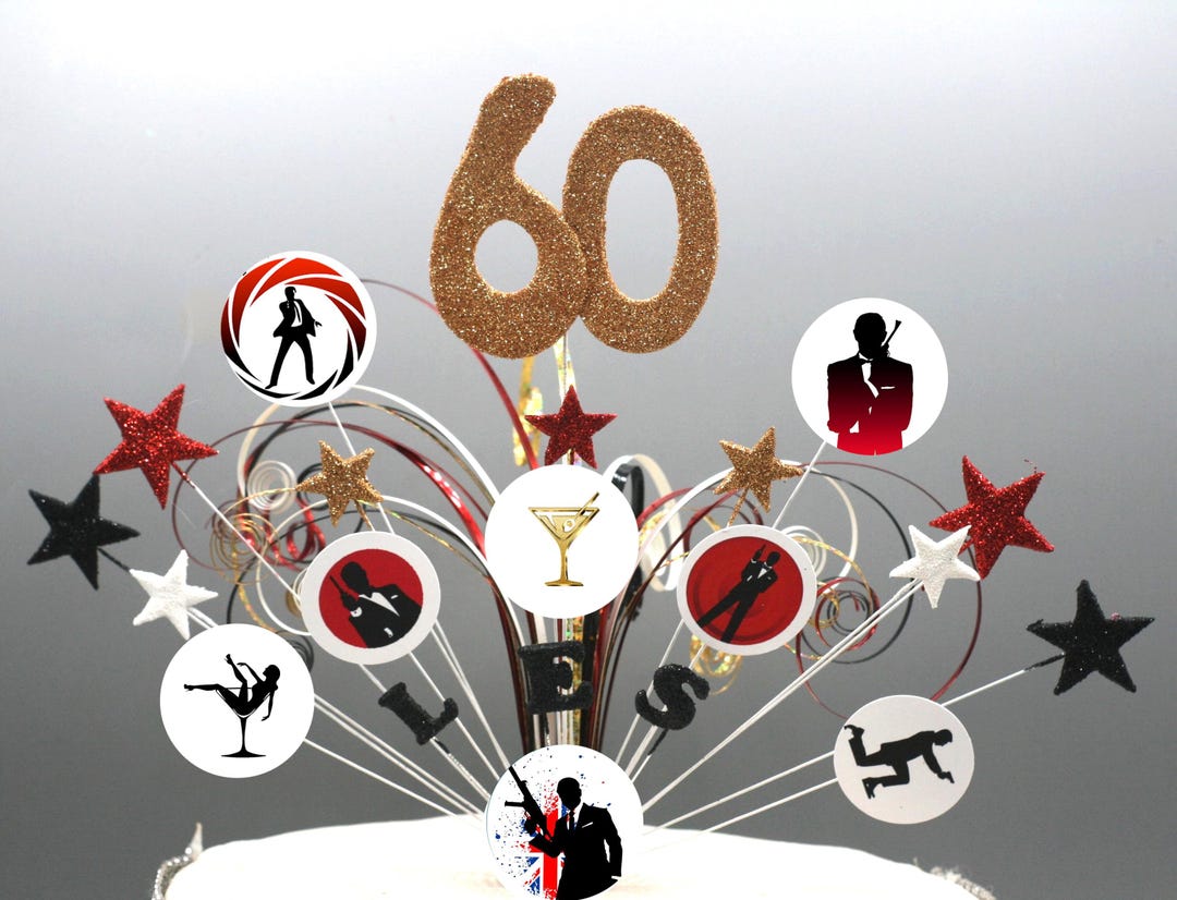 James Cake Topper Cake Decoration Cake Spray Birthday Starburst ...