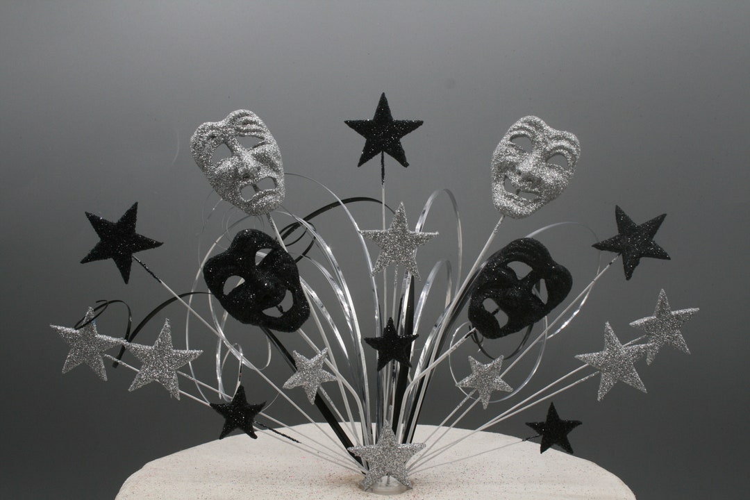 Drama Theatre Movie Cake Topper Cake Decoration Cake Spray Birthday ...