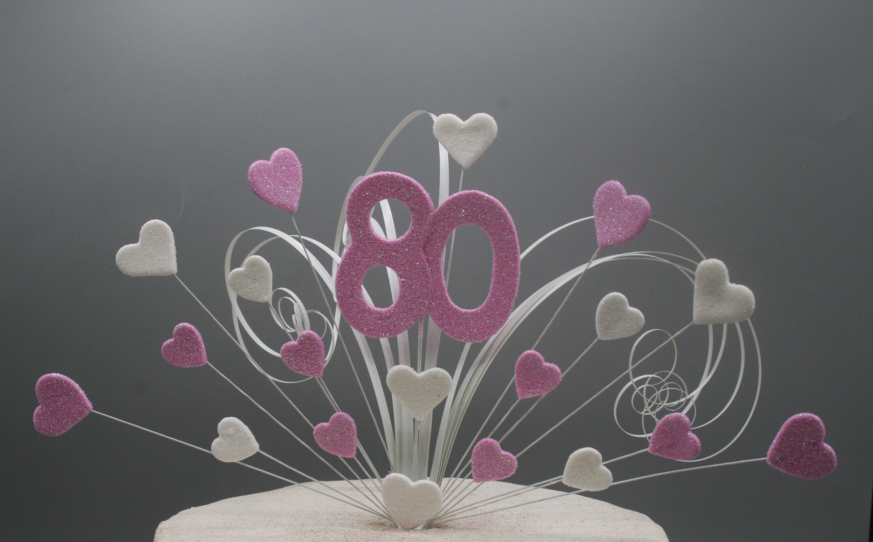 Hearts Cake Topper Cake Decoration Cake Spray Birthday - Etsy