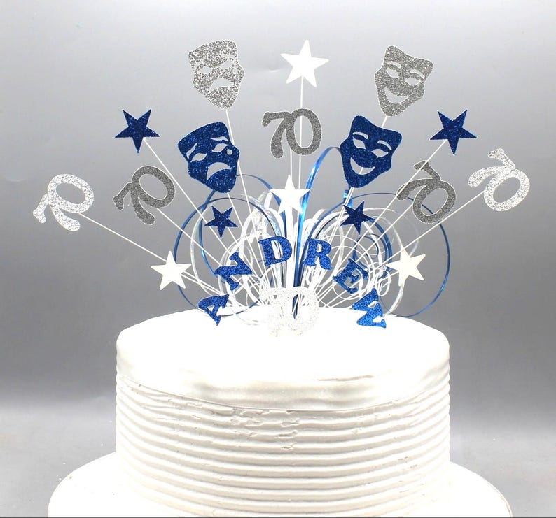 Drama Theatre Movie Actor Cake Topper Cake Decoration Cake Spray ...