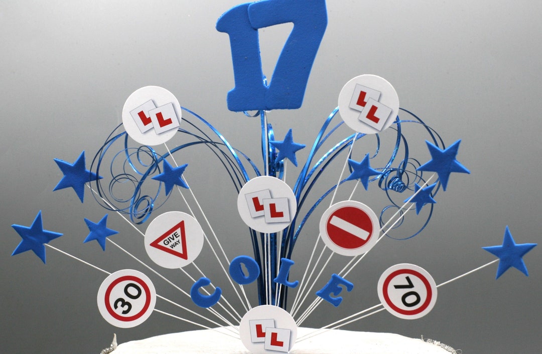 Learner Driver Cake Topper Cake Decoration Cake Spray Birthday ...