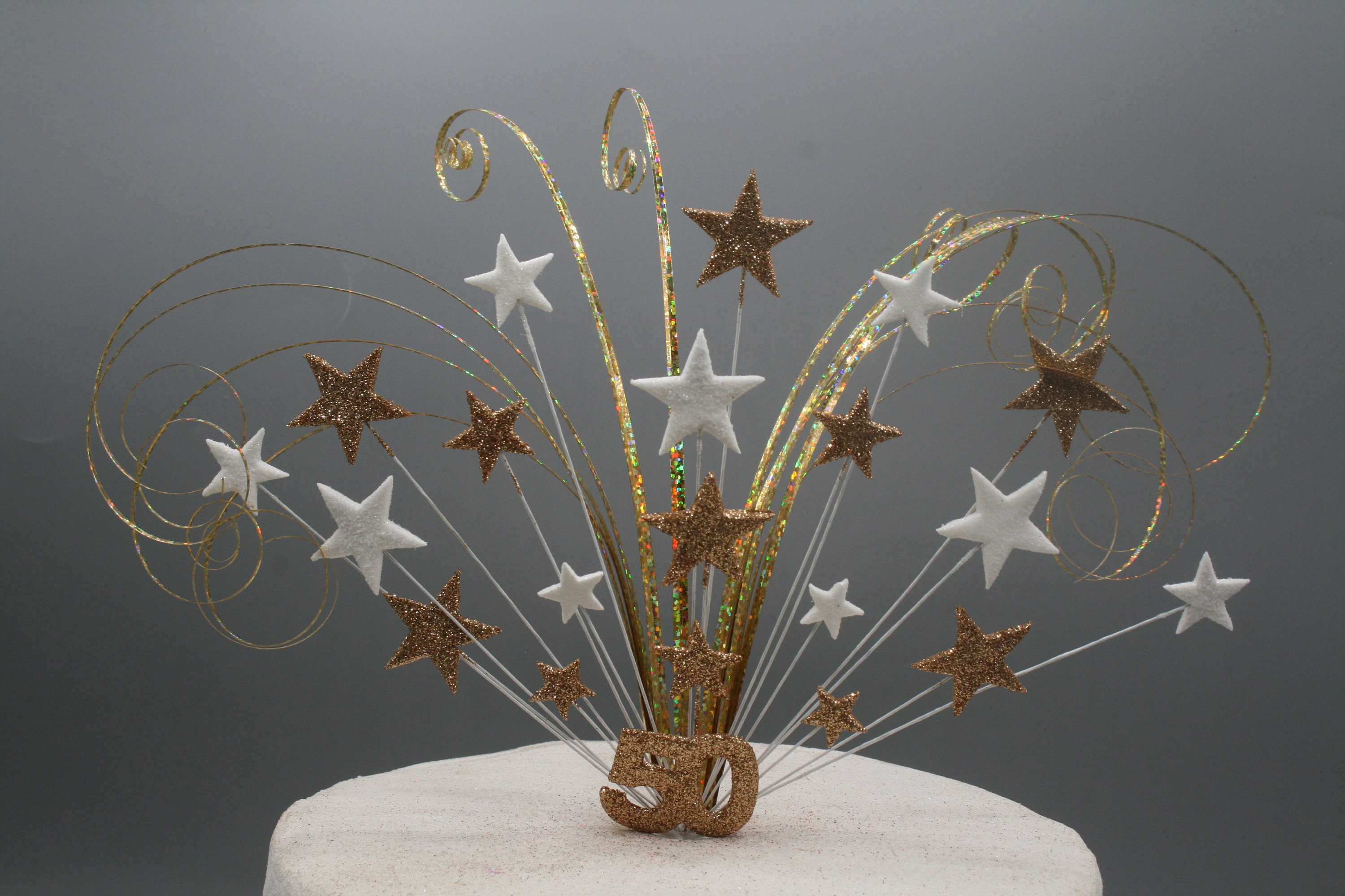 Cake Topper Cake Decoration Cake Spray Stars on Wires Birthday - Etsy