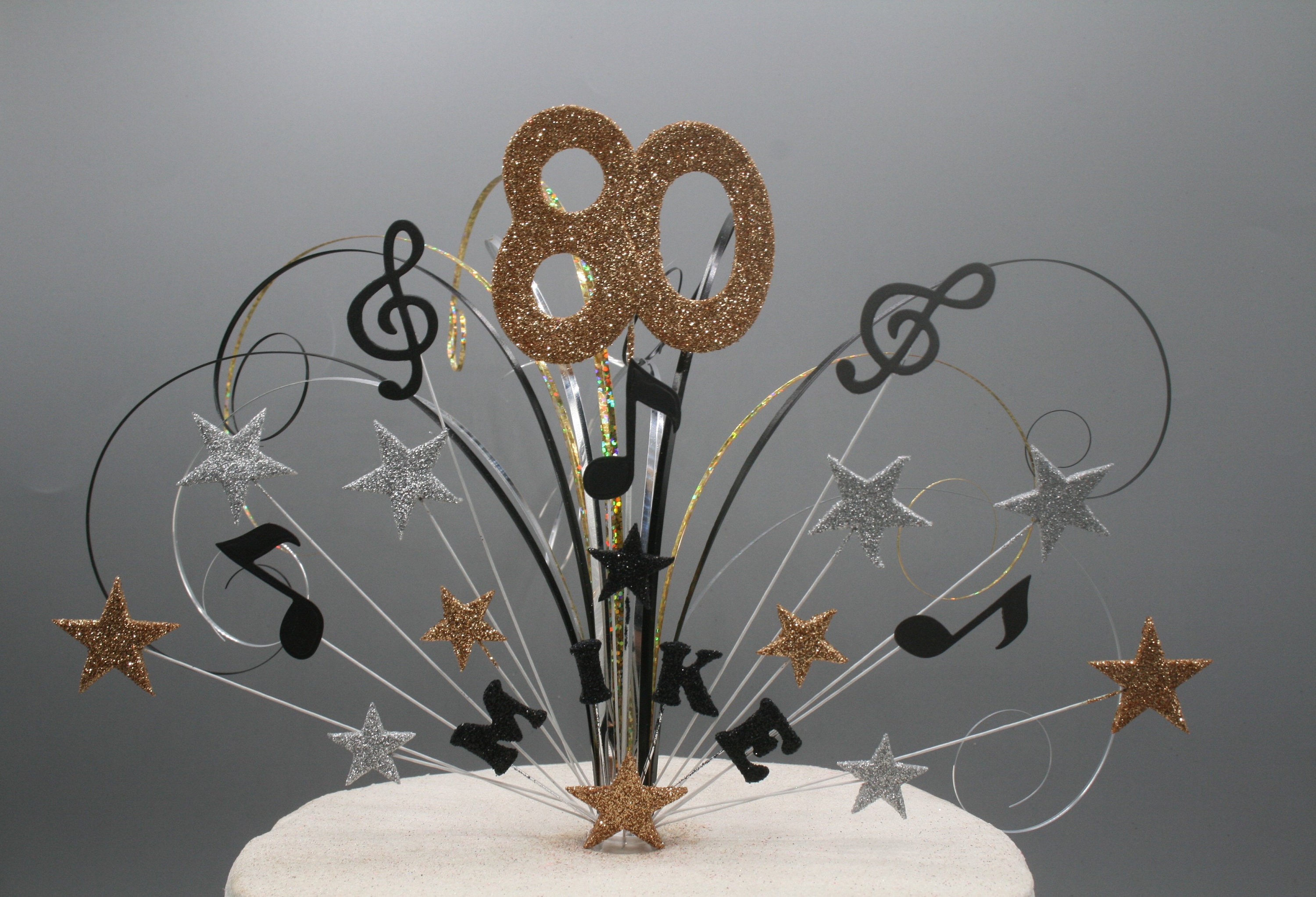 Music Musical Cake Topper Cake Decoration Cake Spray Birthday - Etsy