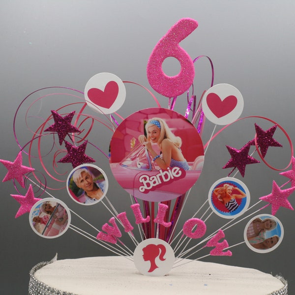 Barbie Cake Topper 6 - Etsy