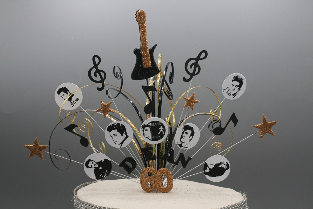 Elvis Cake Topper Cake Decoration Cake Spray Birthday Starburst ...
