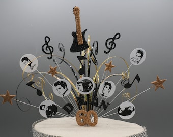 Personalised Elvis Cake Topper - Etsy