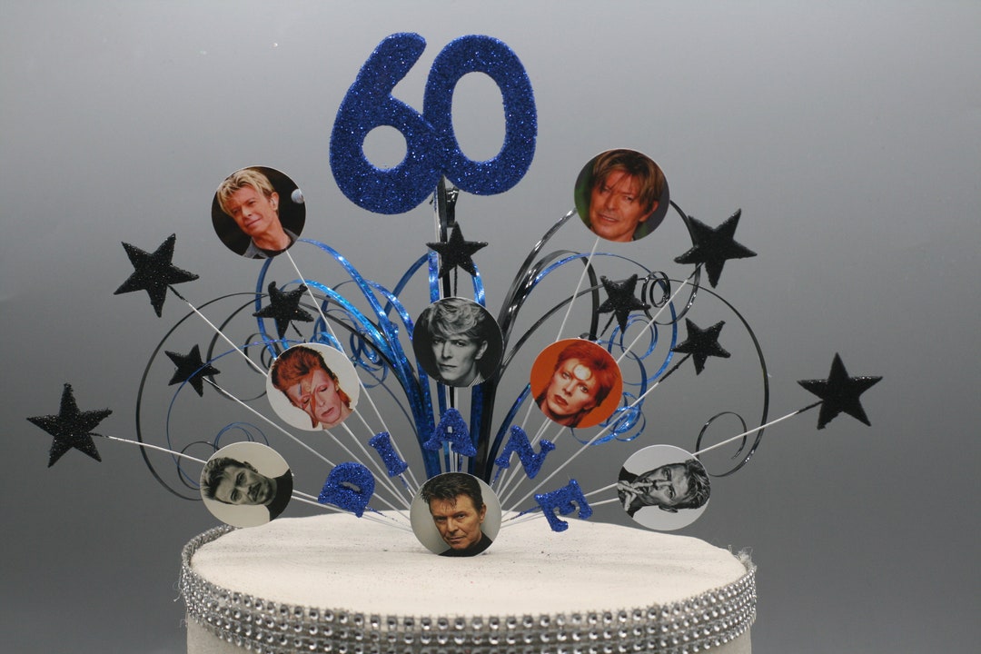 David Bowie Cake Topper Cake Decoration Cake Spray Birthday Starburst ...