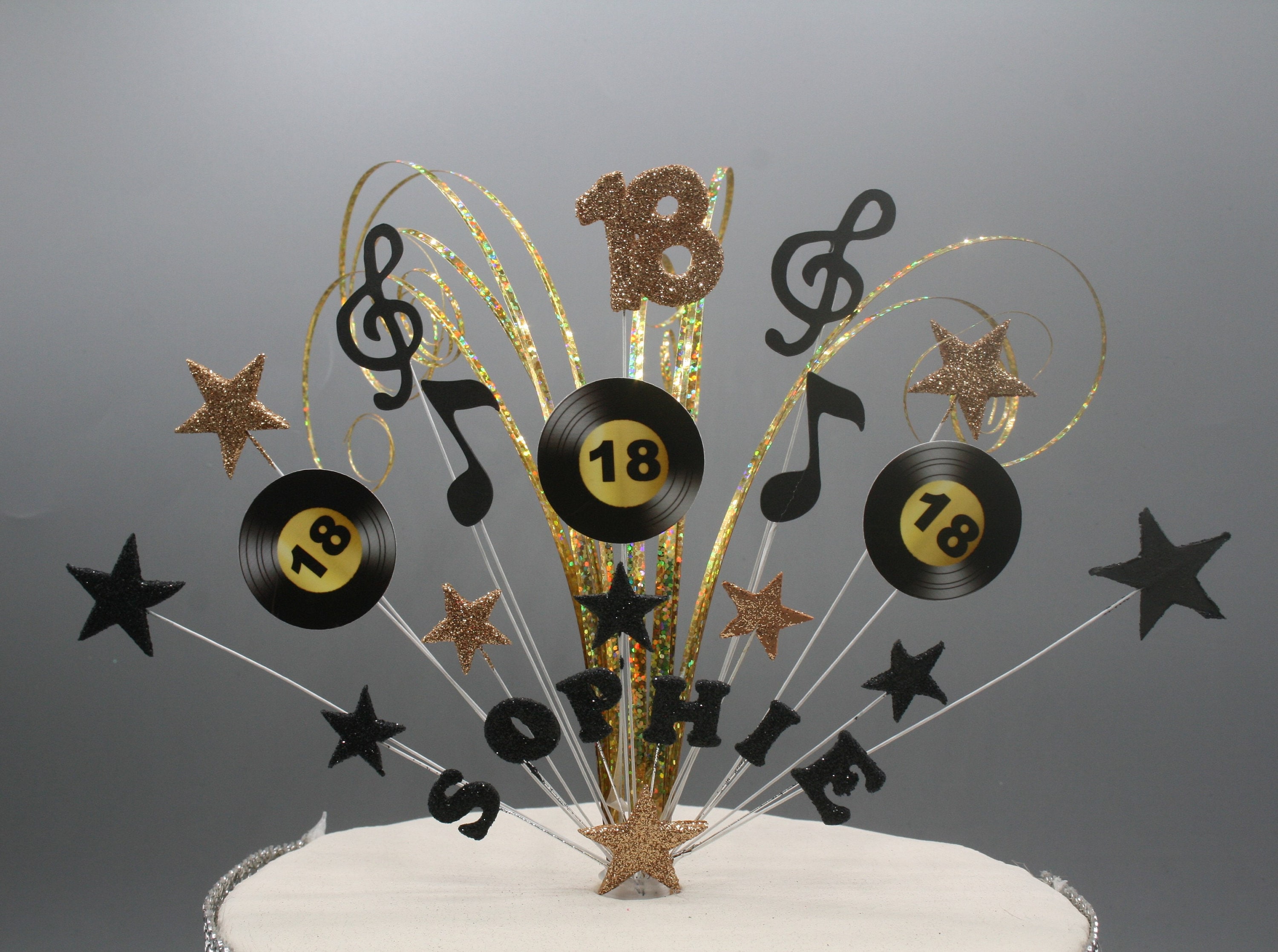 Vinyl Music Musical Cake Topper Cake Decoration Cake Spray - Etsy