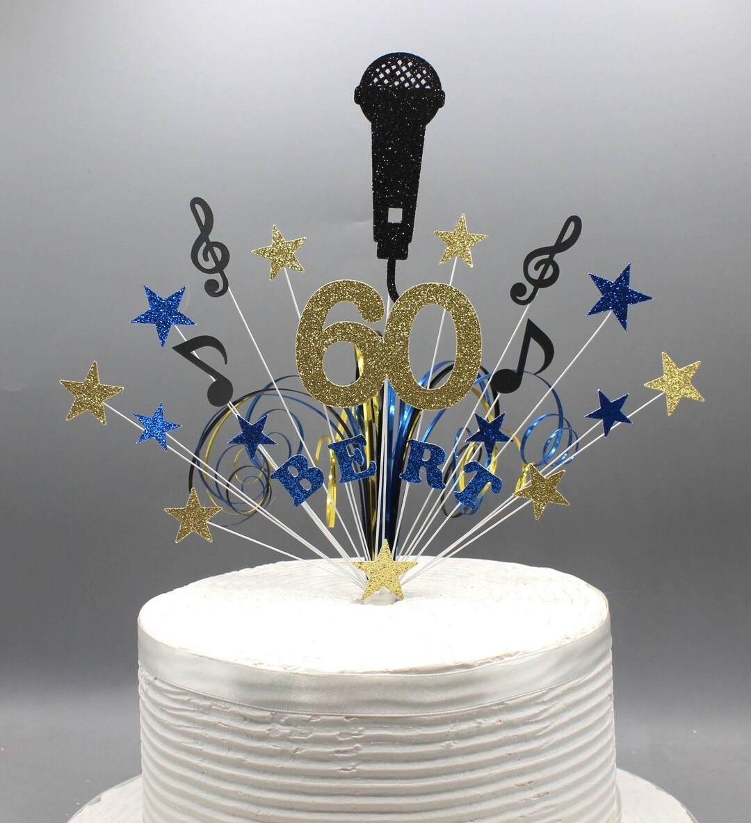 Guitar Musical Cake Topper Cake Decoration Cake Spray Birthday ...